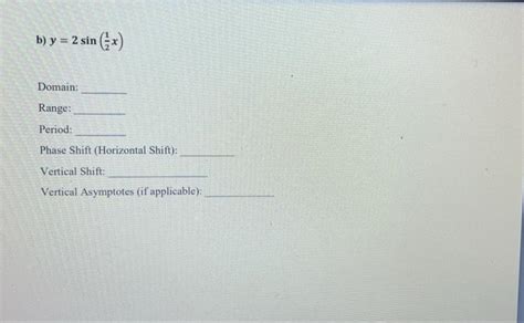 Solved Example 4 Graph Exactly One Cycle Of Each Function