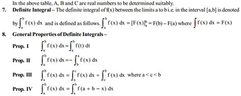 Maths Formulas For Class 12 List Of Important 12th Std Maths Formulae
