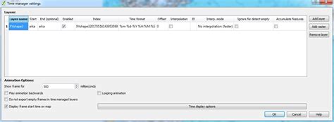 Timemanager Qgis Time Manager Animation Does Not Run Geographic