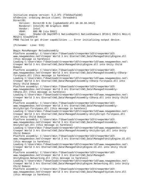 Output Log Pdf Computing Microsoft Windows
