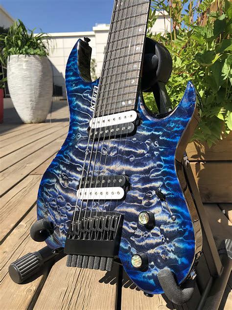 Kiesel Vader 8 String Headless Guitar Multiscale Reverb