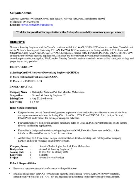 Sufiyan Ahmad Arista Pdf Computer Network Juniper Networks