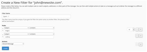Email Filtering In CPanel IPSERVERONE