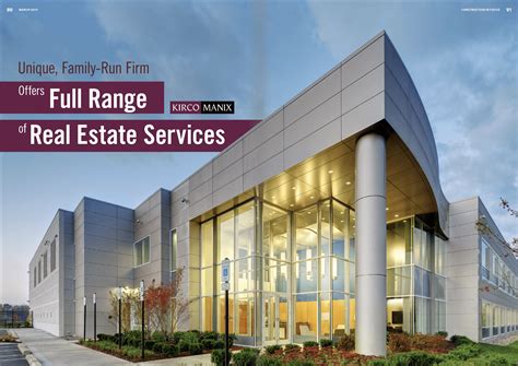 Kirco And Kirco Manix Featured In Construction In Focus Magazines March 2019 Issue