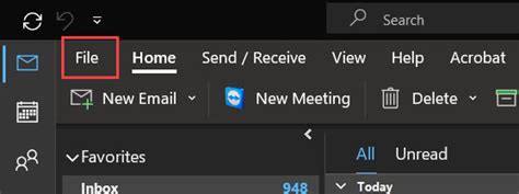 ปิดแถบ Navigation Bar Apps ใน Microsoft Outlook Nongitcom