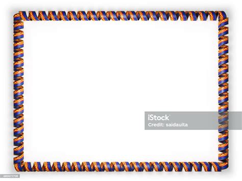 프레임과 리본 상태 애리조나 플래그 미국 황금 밧줄에서 테두리의 테두리 3 차원 일러스트 레이 션 공란에 대한 스톡 벡터 아트 및 기타 이미지 Istock