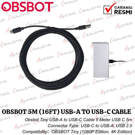 Jual Obsbot 5m 16ft Usb A To Usb C Cable Tiny Series Jakarta Utara