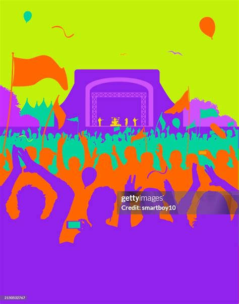 Rock Festival Concert High Res Vector Graphic Getty Images