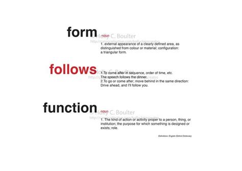 form follows function hollyclairecreates