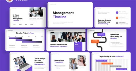 Хронология управления Шаблоны презентаций Включая стратегическое и фазы Envato
