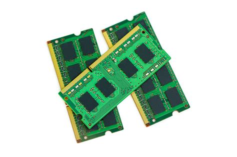 흰색 배경에서 격리된 컴퓨터 임의 액세스 메모리 또는 Ram 칩 0명에 대한 스톡 사진 및 기타 이미지 0명 Cpu