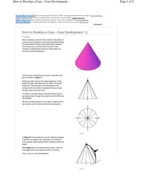 How To Develop A Cone Angle Computer Aided Design