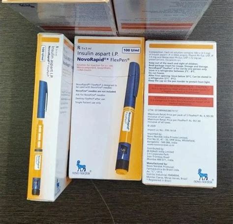 Insulin Aspart Novorapid Flexpen At ₹ 4998 Piece Novorapid Insulin Flexpen In Korba Id