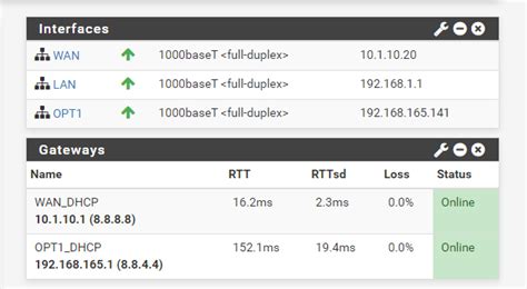 Dual Wan Failover Doesnt Failover Back To Wan 1 Resolved Netgate Forum