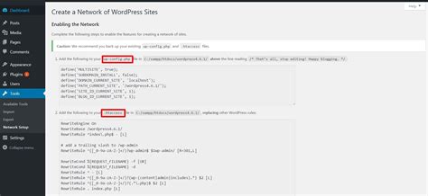 guide for install and setup wordpress multisite network weblizar
