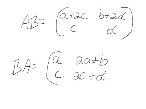 matrices a and b are said to commute if a b b a find all matrices a