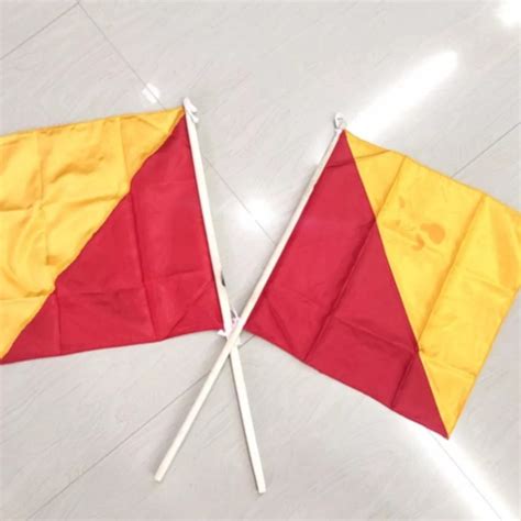 Jual Bendera Semaphore Bendera Semapur Pramuka 1 Set Murah Shopee Indonesia