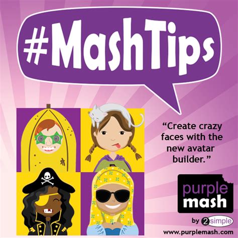Check Out The Purple Mash Avatar Builder Its A Huge Amount Of Fun