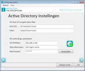 Synchronize Active Directory And Paxton Net2