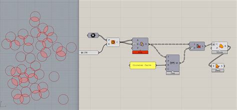 Grasshopper Region Intersection For Multiple Circles Grasshopper