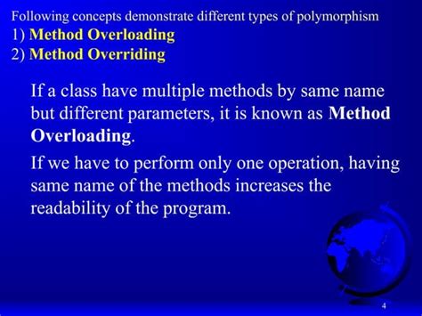 Polymorphism Method Overloading And Overriding Pptx