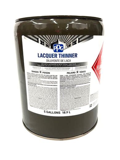 Ppg™ Premium Lacquer Thinner 5 Gallon Crosslink Paints