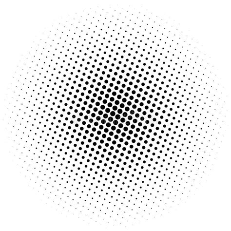 Gradient Halftone Dots Background Horizontal Template Using Halftone