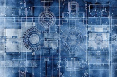 Premium Ai Image Abstract Architecture Design Blueprint Texture