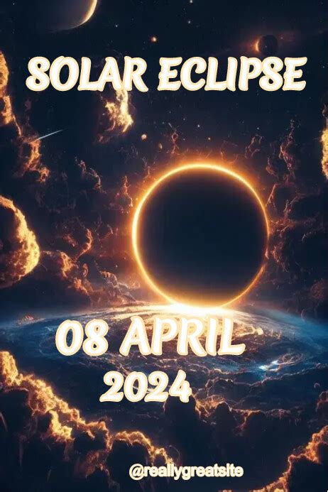 Solar Eclipse Poster Design Template Postermywall