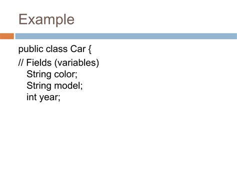 Classes And Object Sample Use For Discussionpptx