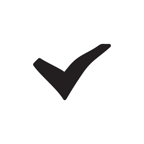 Checkmark Icon Simple Style Web Site Approved Page Background Symbol