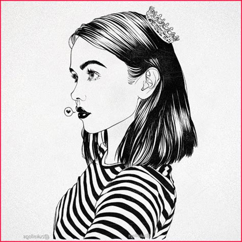 Short Hair Girl Drawing At Explore Collection Of