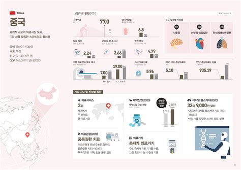 국제의료정보포털 국가별정보 인포그래픽