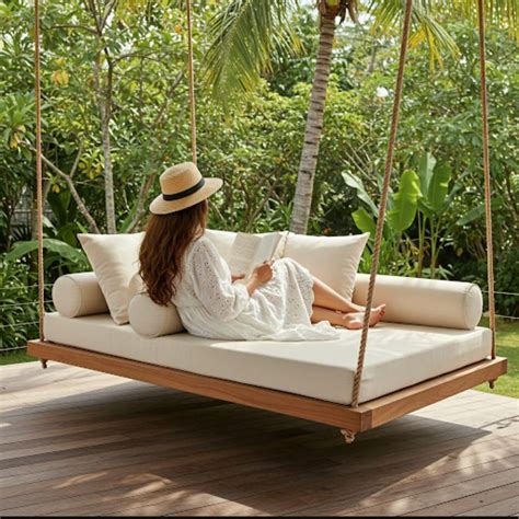 Porch Swing Daybed Authentic Porch Daybed Swing Rope Spruce Wood