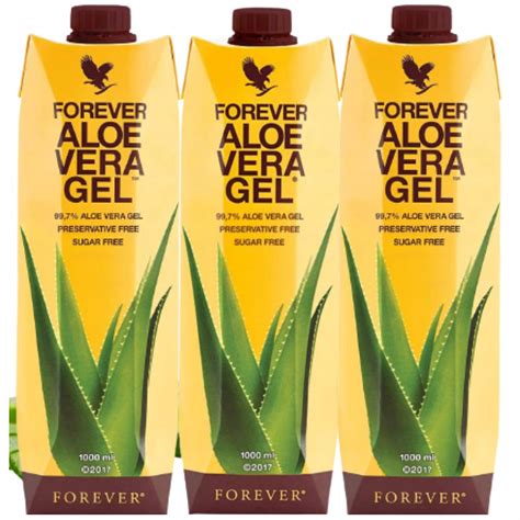 Forever Aloe Vera Gel sok z aloesu czysty 1L x3 15248495306 - Allegro.pl