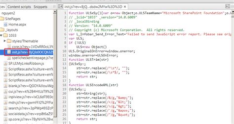 How To Debug Ootb Minified Javascript In Sharepoint Bernado Nguyen
