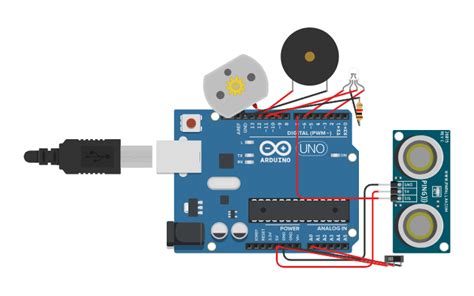 Circuit Design Luke Tinkercad Proximity Sensor Tinkercad