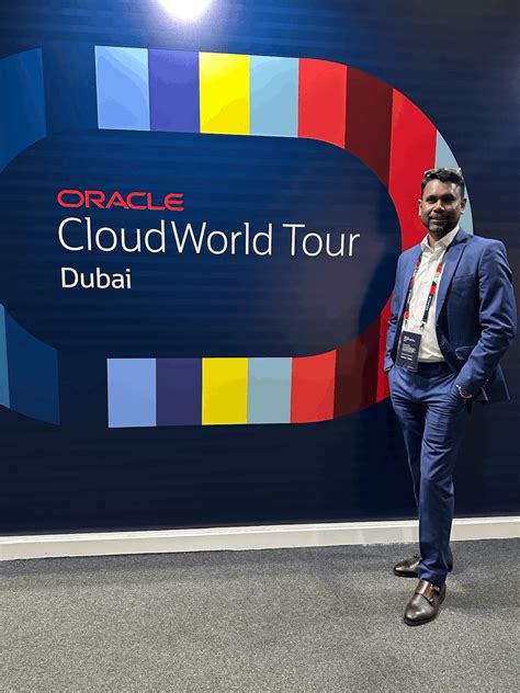 Ganesh Jambulingam On Linkedin Dubai Oracle Cloud World Delighted To Meet All Customers