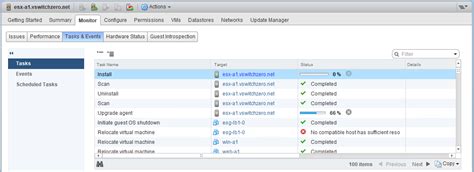 Manual Upgrade Of Nsx Host Vibs Vswitchzero