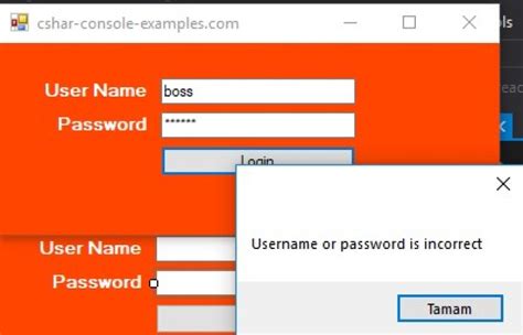 C Creating Login Form With Ms Access In Windows Form Step By Step Programming Pseudocode