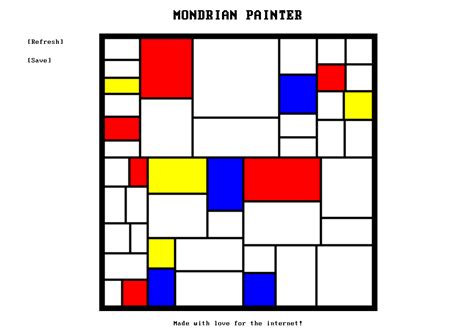 mondrian generator using vanilla js r creativecoding
