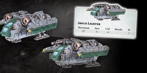 Horus Heresy Arvus Lighter Squadrons Land In Legions Imperialis Bell
