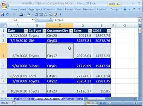 How To Use And Work With Tables In Microsoft Excel Microsoft Office WonderHowTo