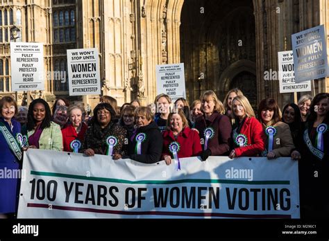 London Uk 6th Feb 2018 Female Labour Mps Celebrate The Centenary Of