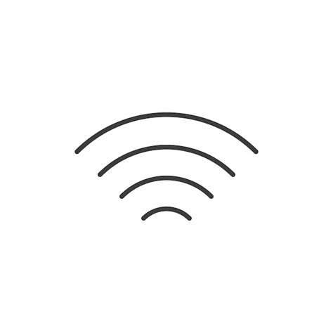 Premium Vector Wifi Icon Set Wi Fi Connection Vector Symbol Mobile Phone Internet Wifi Signal
