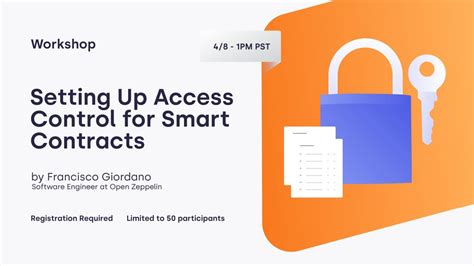 👩‍💻 workshop recap setting up access control for smart contracts led