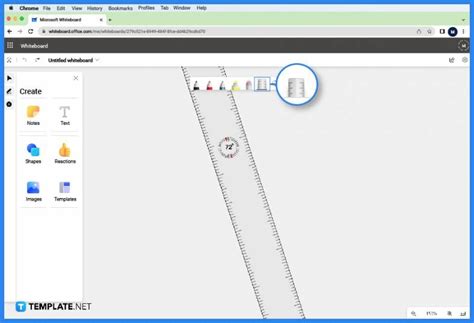 How To Rotate The Ruler Tool In Microsoft Whiteboard