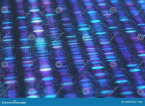Dna Sequencing Sanger Digital Background Binary Code Stock Illustration Illustration Of