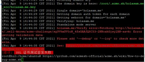 新的脚本提示证书签发失败啊 · Issue 1 · Wulabingv2rayws Tlsbashonekey · Github