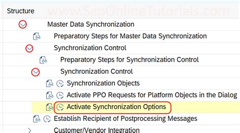 How To Activate Synchronization Options In Sap S4 Hana Sap Tutorials